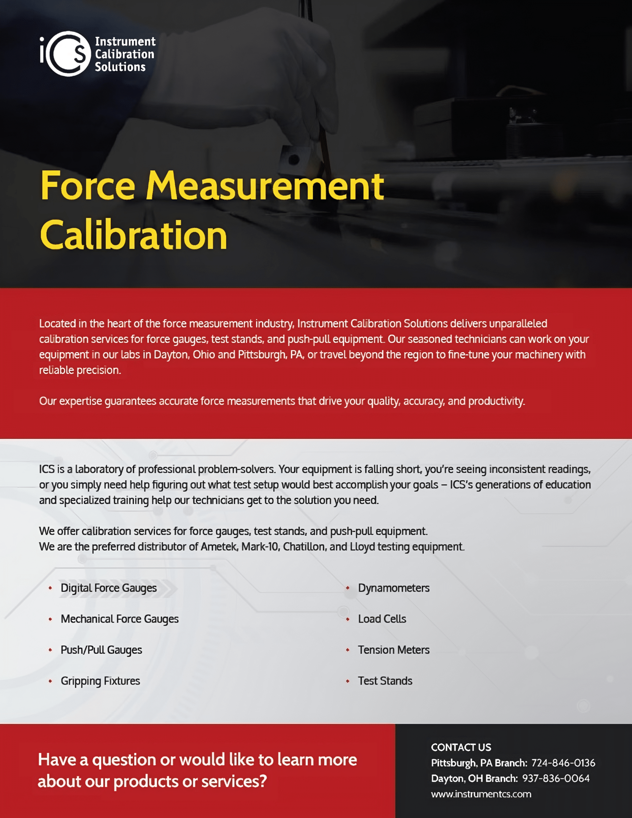 Optimize Equipment With Precise Force Measurement Calibration